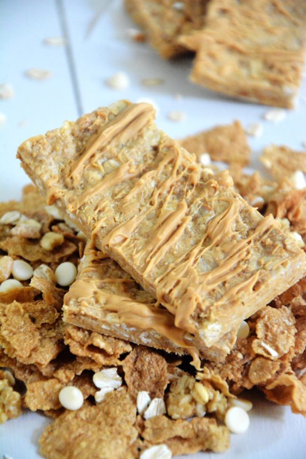 Vanilla Graham No Bake Granola Bars