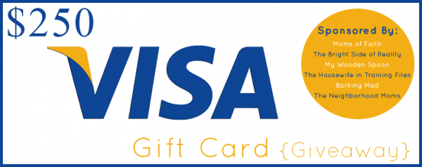A $250 Visa Gift Card Giveaway!!