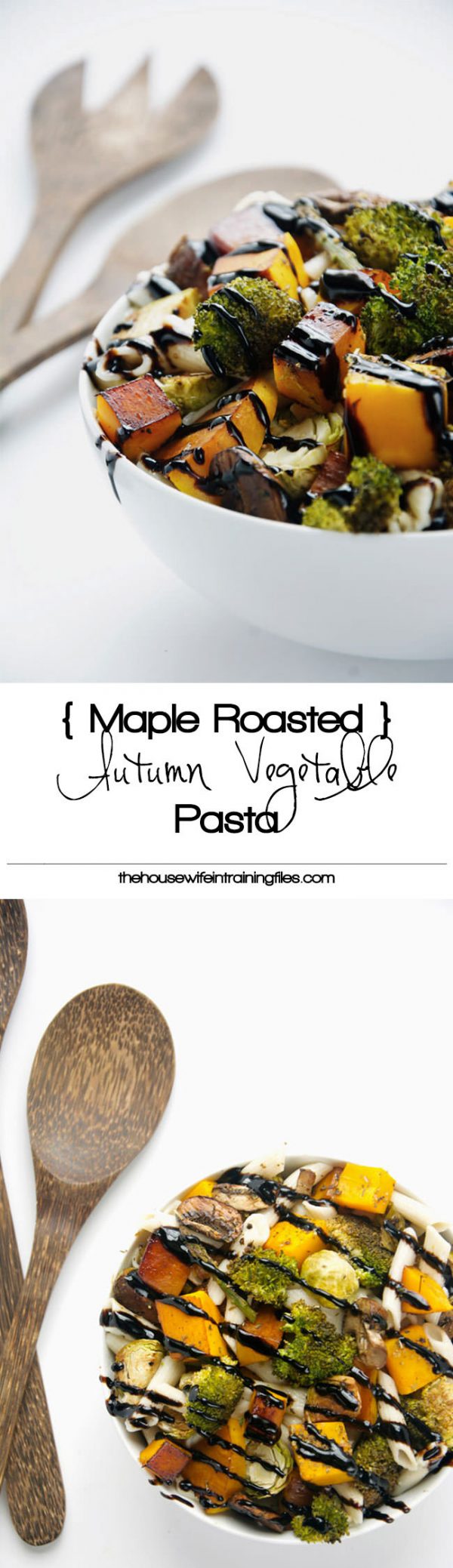 Maple Roasted Autumn Vegetable Pasta