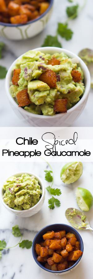 Chile Spiced Pineapple Guacamole