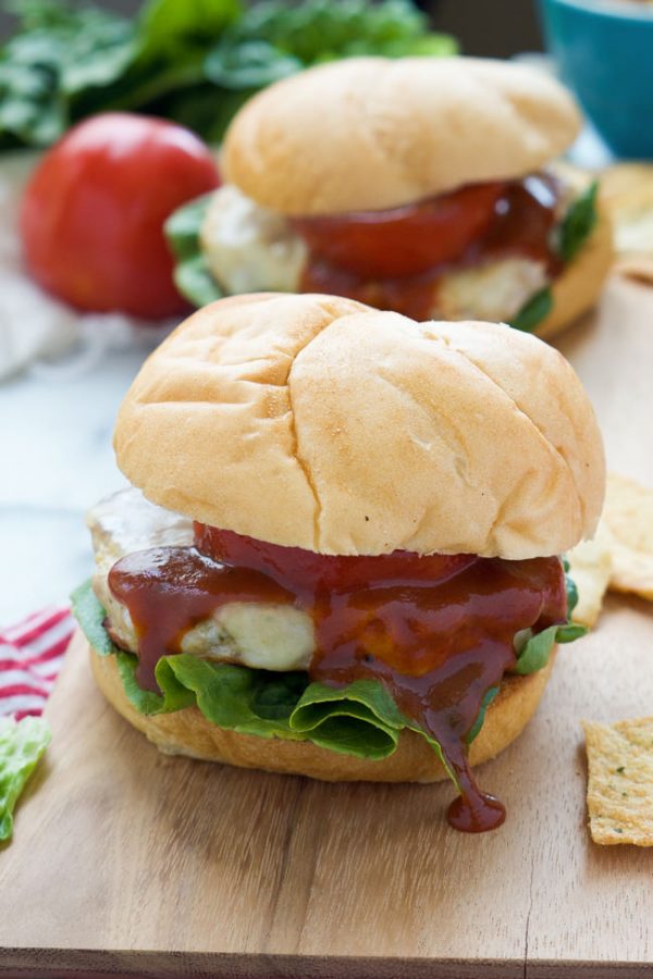 Sticky Sweet Chili Glazed Chicken Fingers are baked then coated in a ...