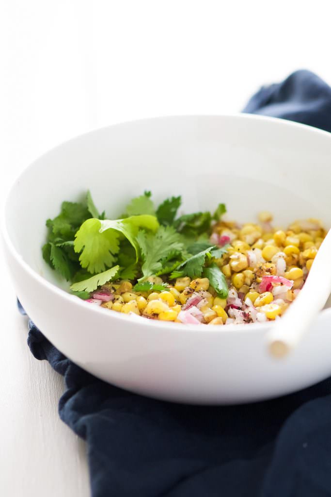 Ranch Pork Chops with Grilled Jalapeno Corn Salsa - With Salt and Wit