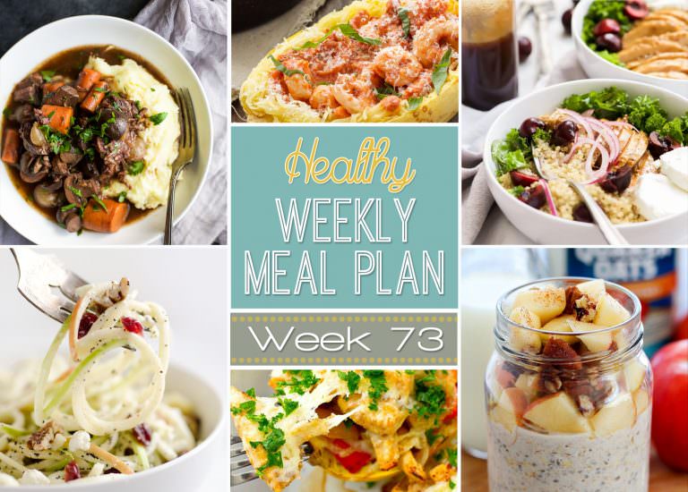 Healthy Meal Plan Week #73 - With Salt and Wit